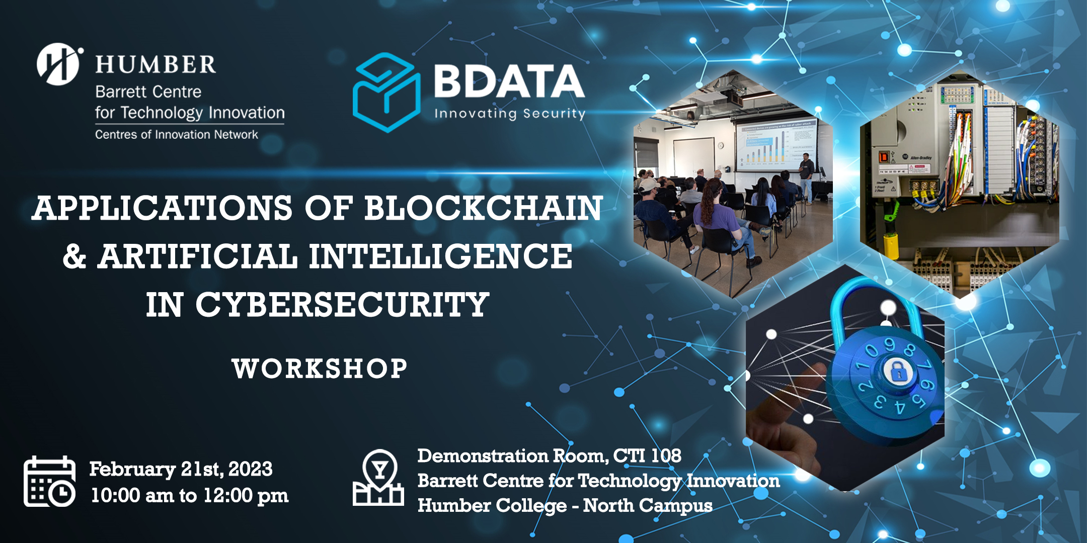 Applications of Blockchain & Artificial Intelligence in Cybersecurity Workshop | Humber Communiqué